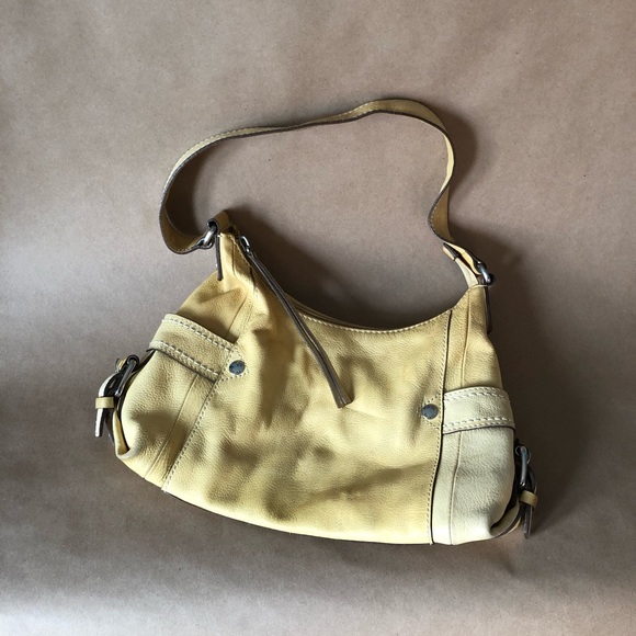 Fossil | Bags | Fossil Yellow Leather Purse | Poshmark
